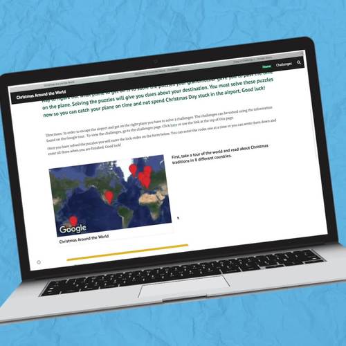 Christmas Around the World Digital Escape Room Bundle | Holiday and Culture