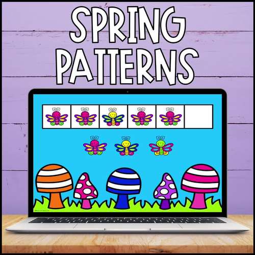 Spring Patterns for Google Slides™ by Rhody Girl Resources | TPT