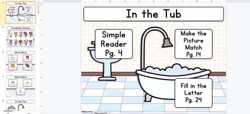 Digital Emergent Readers: Animals Distance Learning Google Seesaw