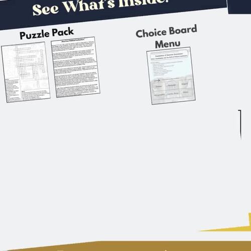 State Constitutions and Political Institutions Bundle — HSS 8.3.1