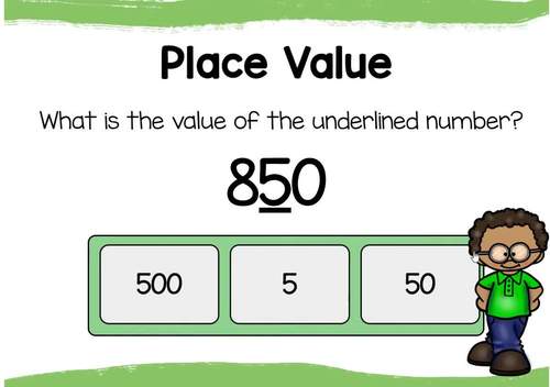 Place value (Hundreds) - Boom Cards by Boom Cards by Miss Rainbow Education
