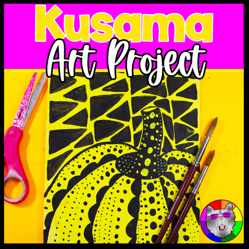 Yayoi Kusama Pumpkin Art Lesson, Middle School Art Project, Principles ...