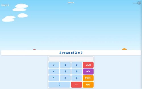 2nd Grade Arrays Math Game | Early Finisher Activity by Kick My Math