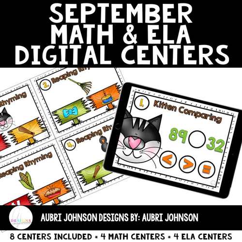 Digital Math & ELA Centers: The Growing Bundle ($50 VALUE) | TPT