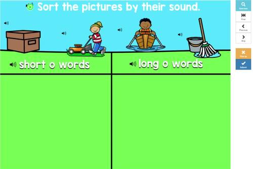 Long and Short Vowels Boom Cards by Practical Primary Teacher