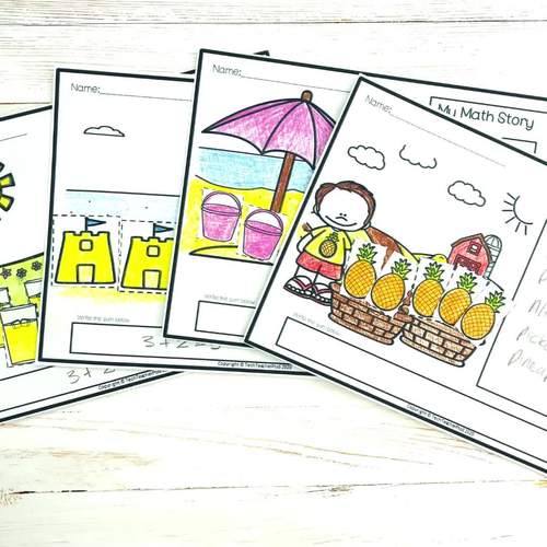 Summer Math Craft Activities by Tech Teacher Pto3 | TpT