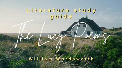 ATAR literature study guide: William Wordsworth 'The Lucy Poems'