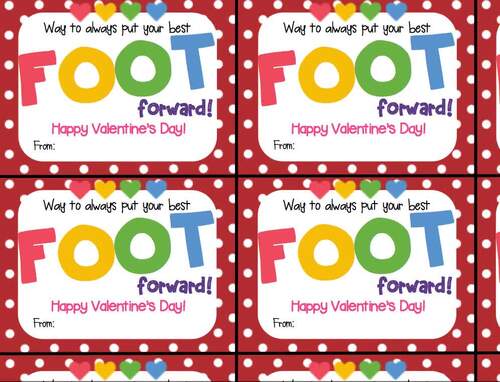 Fruit by the Foot Valentine's Day Gift Tag- Way to always put your best ...