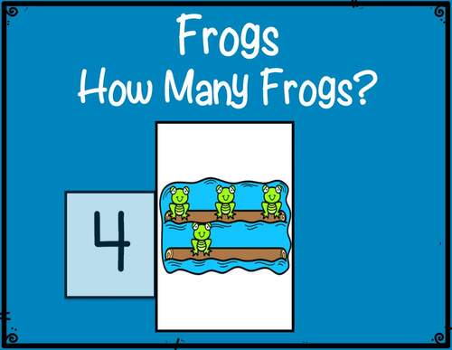 Frogs Counting Games: How Many Frogs? Numerals & Number Words | TPT