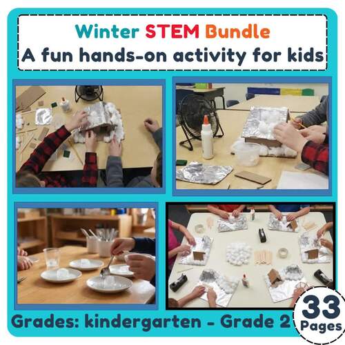 Winter STEM Bundle | Hands-On Science & Engineering for K–2nd | STEM ...