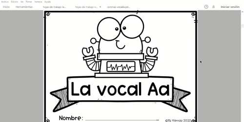 LAS VOCALES: Hojas de trabajo de la letra A | Spanish Vowels | Actividades