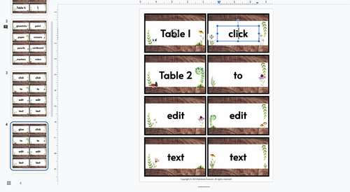 Wood Boho Nature | Editable Student Desk Name Tags Classroom ...