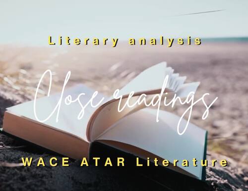 ATAR literary analysis: Close reading by Wattle and West | TPT