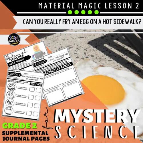 Mystery Science 2nd Grade SUPPLEMENT Material Magic Lesson 2 Insulators