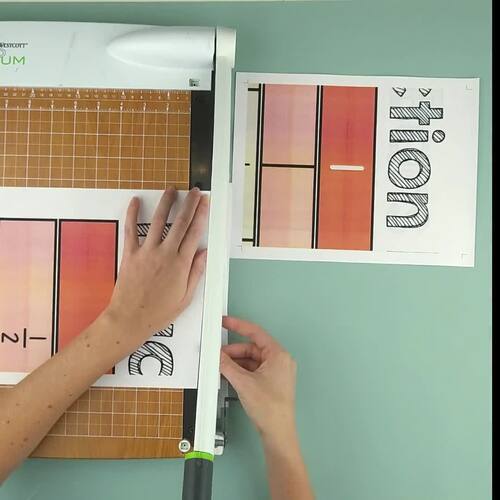 Equivalent Fraction Bars Math Anchor Chart (Collage, Poster, Letter, Mini)