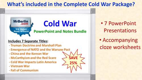 Cold War PowerPoint and Notes Bundle by MrBerlin | TPT