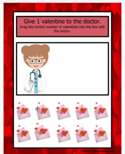 Number Sense| Whole Numbers| Counting| Valentine's Day| Google Slides