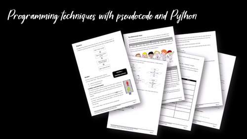 Ocr Programming Techniques With Pseudocode And Python J276 By Nichola Wilkin