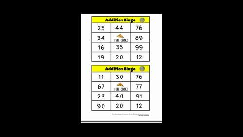 Two Digit Addition and Subtraction Math Center Game Bundle | TPT