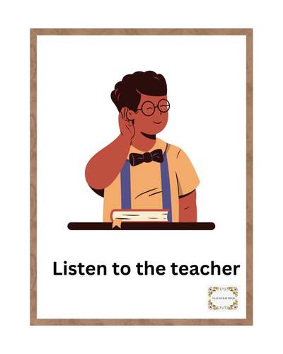 BACK TO SCHOOL Classroom Rules and Behaviour Display Posters | TPT