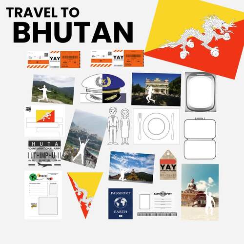 Travel to Bhutan! – Printable Pretend Travel Activity for Kids by ...