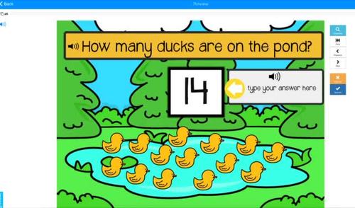 Ducks on the Pond: Counting 0-25 Boom Cards™ Digital Task Cards | TPT