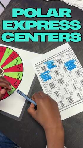 Polar Express Centers | Christmas Centers by Kindergarten Smorgasboard