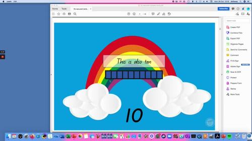 Basic Addition Making Tens Single Digit Numbers Rainbow Facts Numicon ...