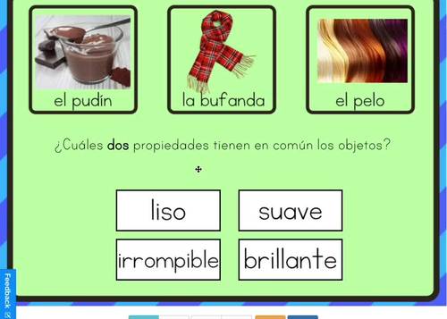 Spanish - States of Matter - Describe - Dual Language Ciencia | TPT