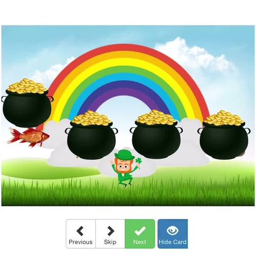 Initial F Sound St. Patrick's Day Game Articulation BOOM CARDS™ by Bri-SLP