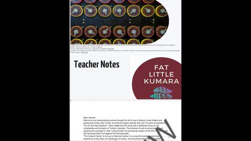 The Imitation Game Film Study | teacher notes | NZ/AUS/UK/CAN | TPT