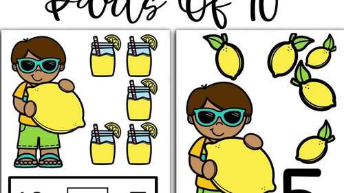 Addition with Missing Addends Facts 6 through 10 Task Cards | TPT