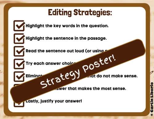 EOC- English II - EDITING Set #5 STAAR ELAR Practice World History ...