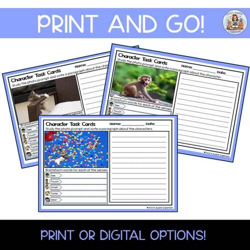 Narrative Writing Prompt Task Cards Grades 3 to 6 | Australian Curriculum