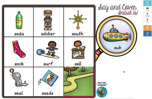 Articulation Games Boom Cards for Speech Therapy | Sound S in Initial ...