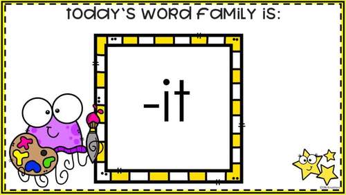 SHORT I Word Family Teaching Slides l SOR Slides | Short Vowel Lesson Plans