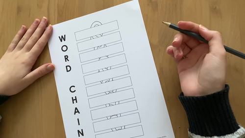 Word Chain Word Ladder Orton Gillingham Spelling Generalization BUNDLE ...