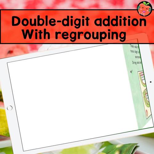 Math Boom Cards Double-digit addition with regrouping by LOL - Life of ...