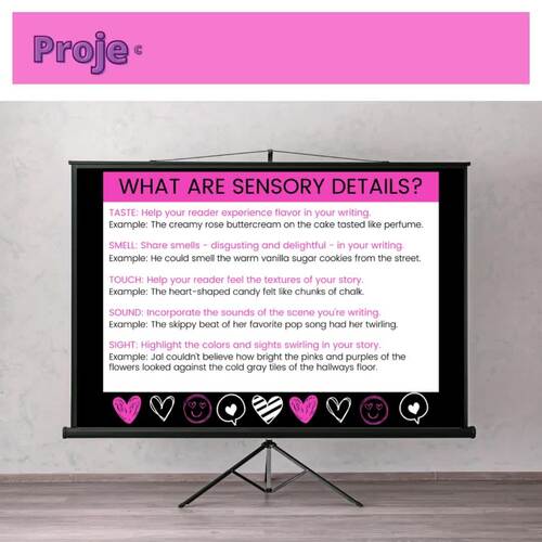 Valentine's Day Creative Writing Prompt, Sensory Detail Valentine's Day ...