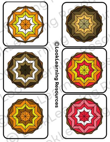 Thanksgiving Patterns Pie Activity | Matching & Memory Game | Pie Art ...
