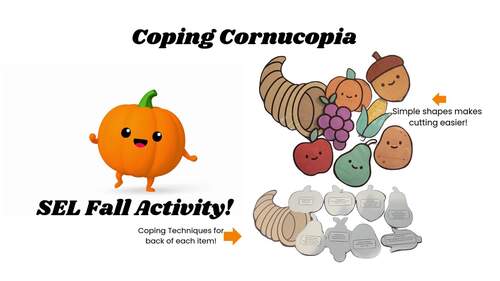 Fall Coping Skills Craft | Harvest Bulletin Board SEL Activity ...