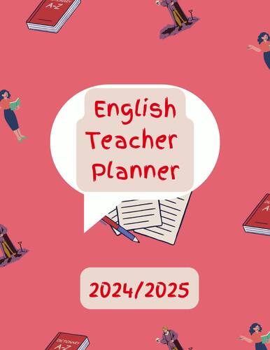 English Teacher Planner Printable PDF by Worksheet Whisperer | TPT