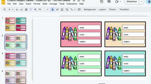 BACK TO SCHOOL BUNDLE! Crayon Themed Labels and Frames! by TechLitTeach