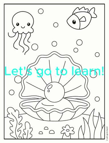 Sea and Ocean Animals Coloring Pages - Underwater Creatures Coloring Sheets