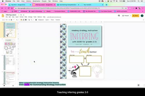Reading Comprehension Strategy Making Inferences Unit- Digital and Print