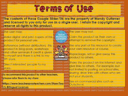 THANKSGIVING FOOD SPANISH POSTERS AND FLASHCARDS MATCHING GAME | TPT