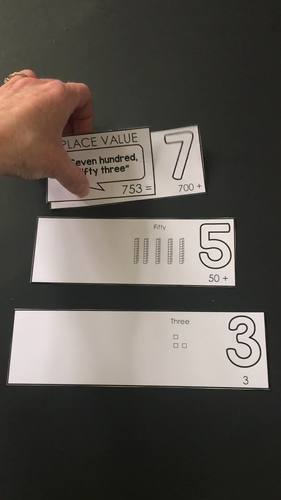 Whole Number Place Value Interactive Math Notebook Flippables | TPT