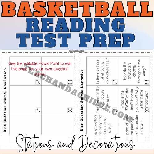Reading March Basketball Madness Classroom Transformation Test Prep ...