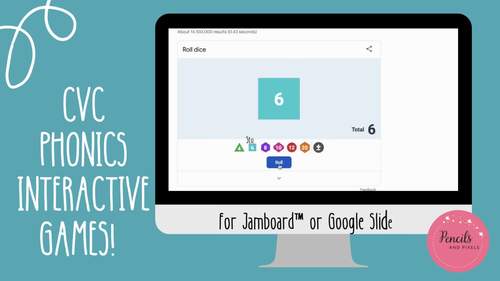 Phonics Game BUNDLE⎮Short Vowel CVC Words⎮Google Slides™ & Jamboard™