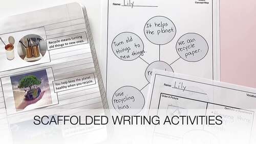 RECYCLE | DIGITAL & PRINTABLE | GOOGLE SLIDES by The Language Learning Pod